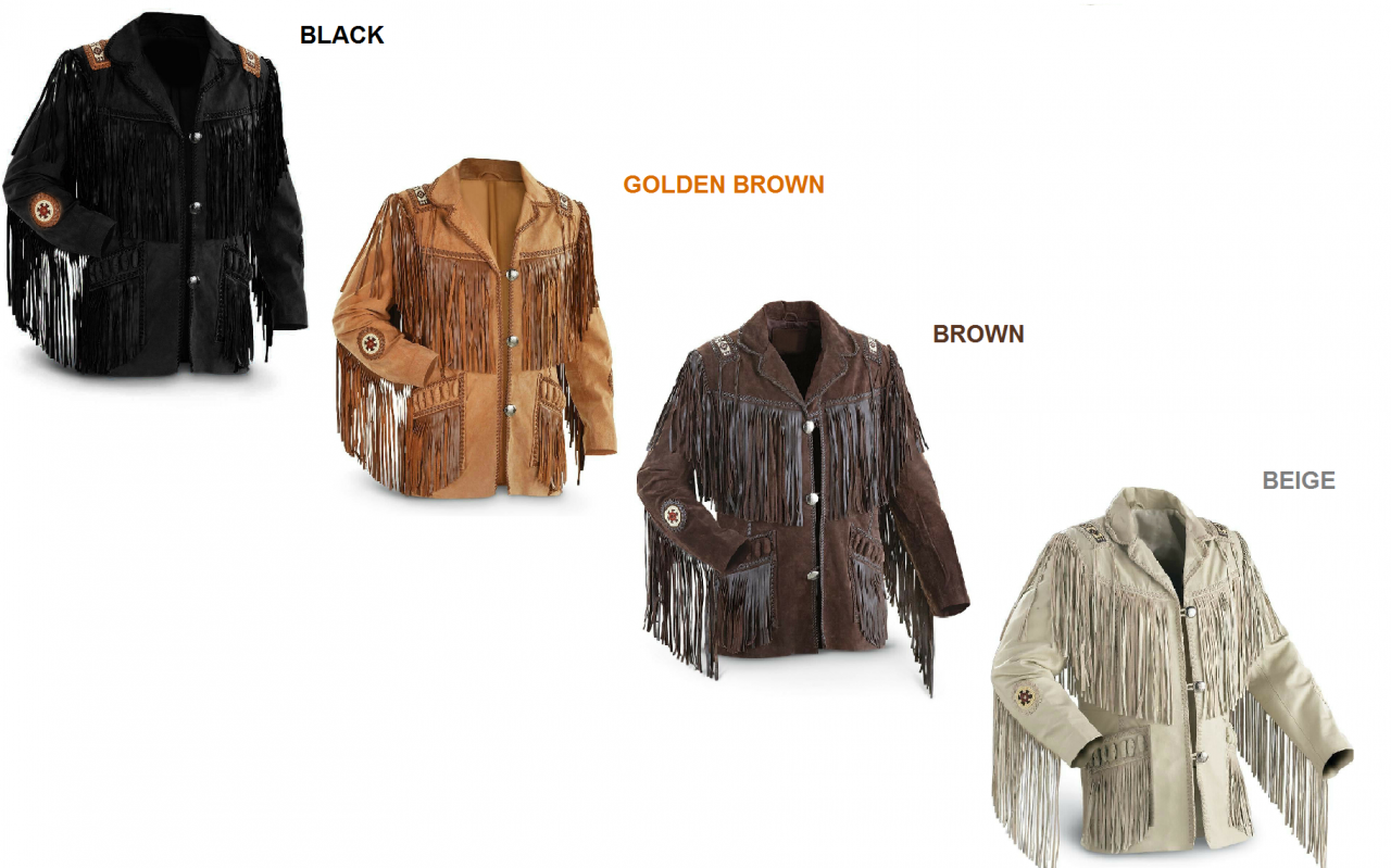 Men's Native American Buckskin Black Buffalo Suede Leather Western ...